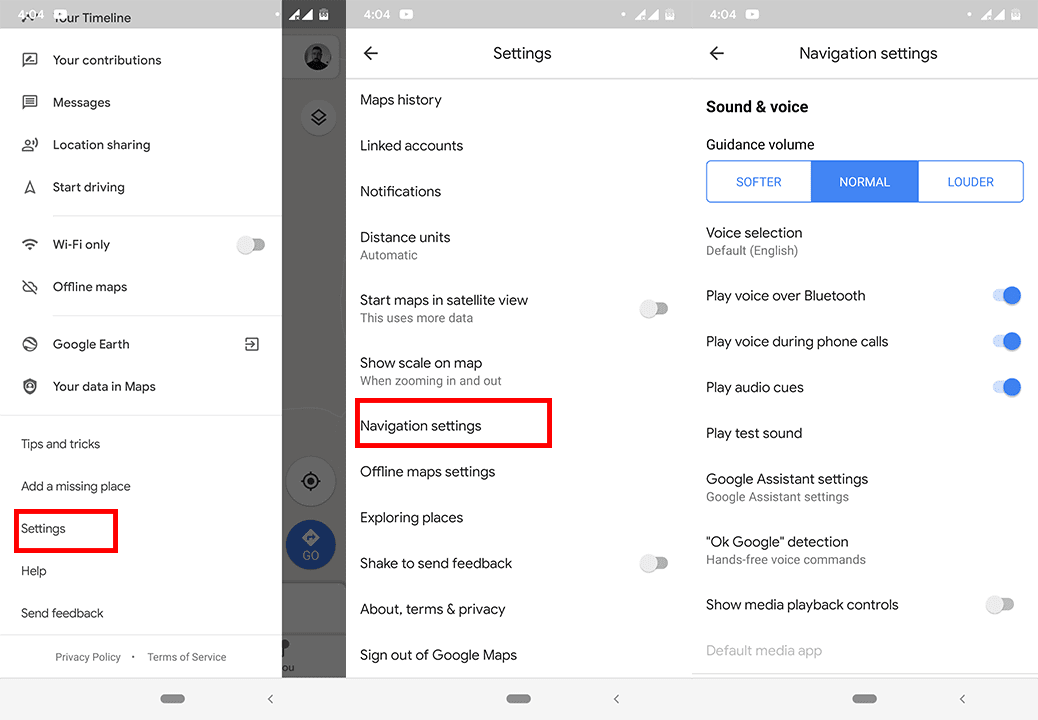 Google Maps Voice Change Thebilla