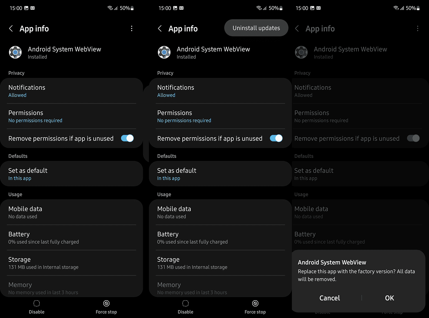 Android System Webview won’t update (FIX)